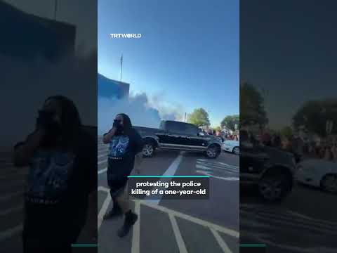 Mississippi police launch tear gas at demonstrators protesting police ...